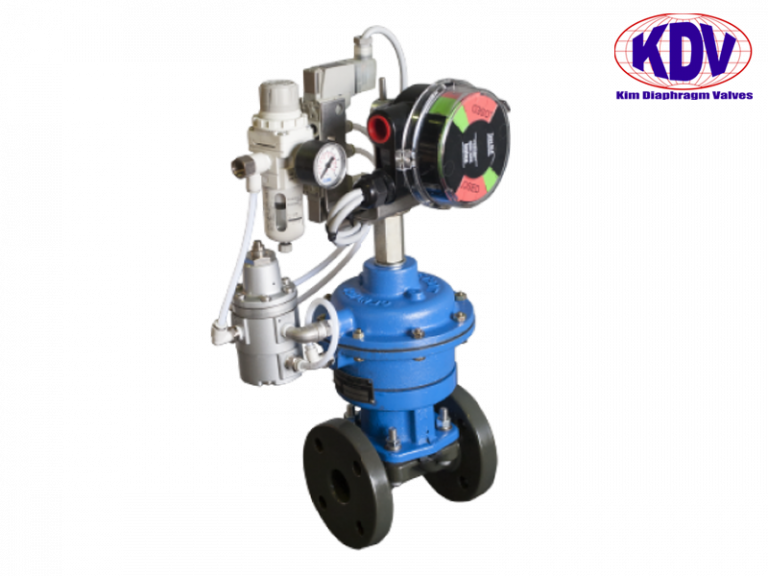 Weir type Diaphragm Valve UK | Screwed Steel - KDV Flow Ltd